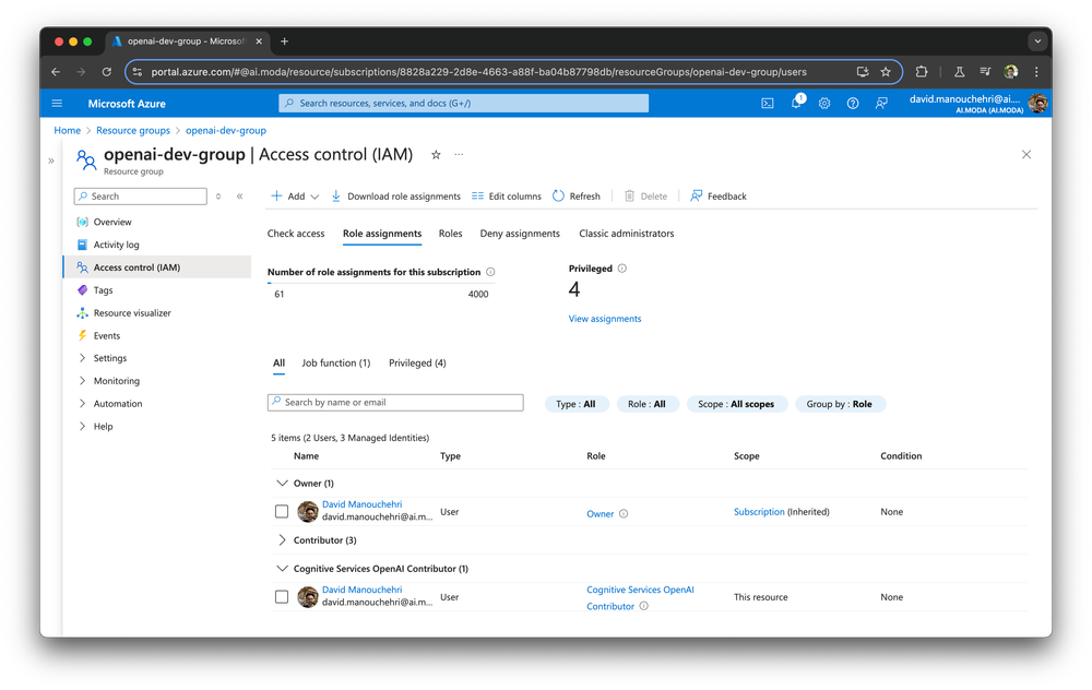 Guide: Enforcing Azure AD / Entra ID for Azure OpenAI
